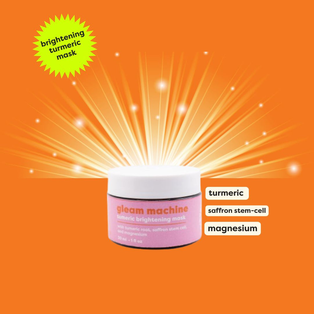 Gleam Machine Brightening Turmeric Mask 1.6 oz. – happyplantbotanicals.com